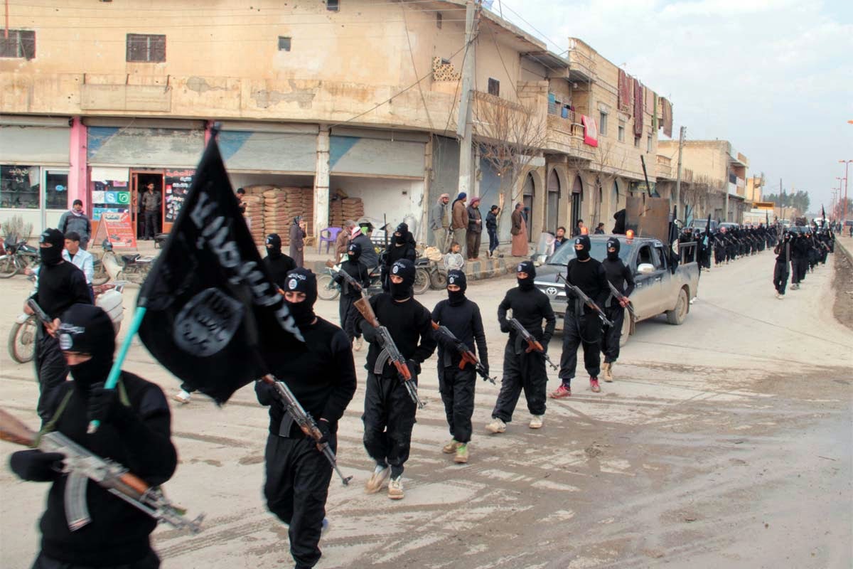 ISIS-rebels-marching-in-syria | Politically Speaking