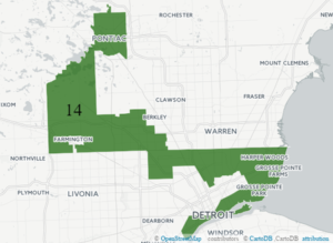 14th Congressional District map | Politically Speaking